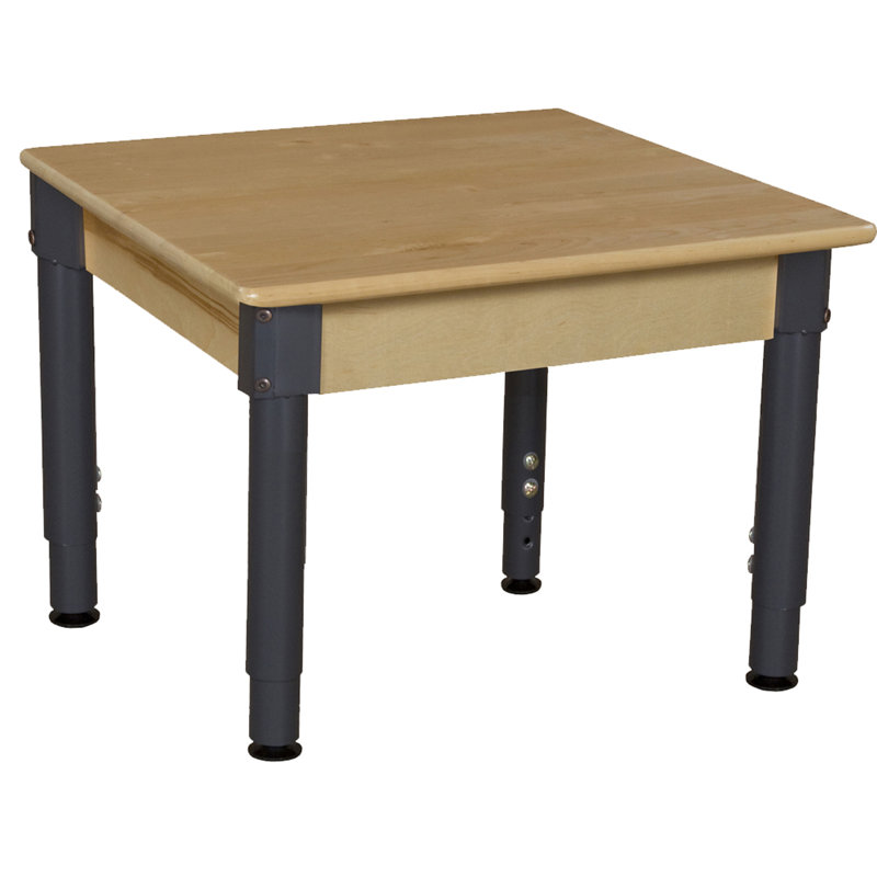 Wood Designs Adjustable Height Square Activity Table & Reviews | Wayfair