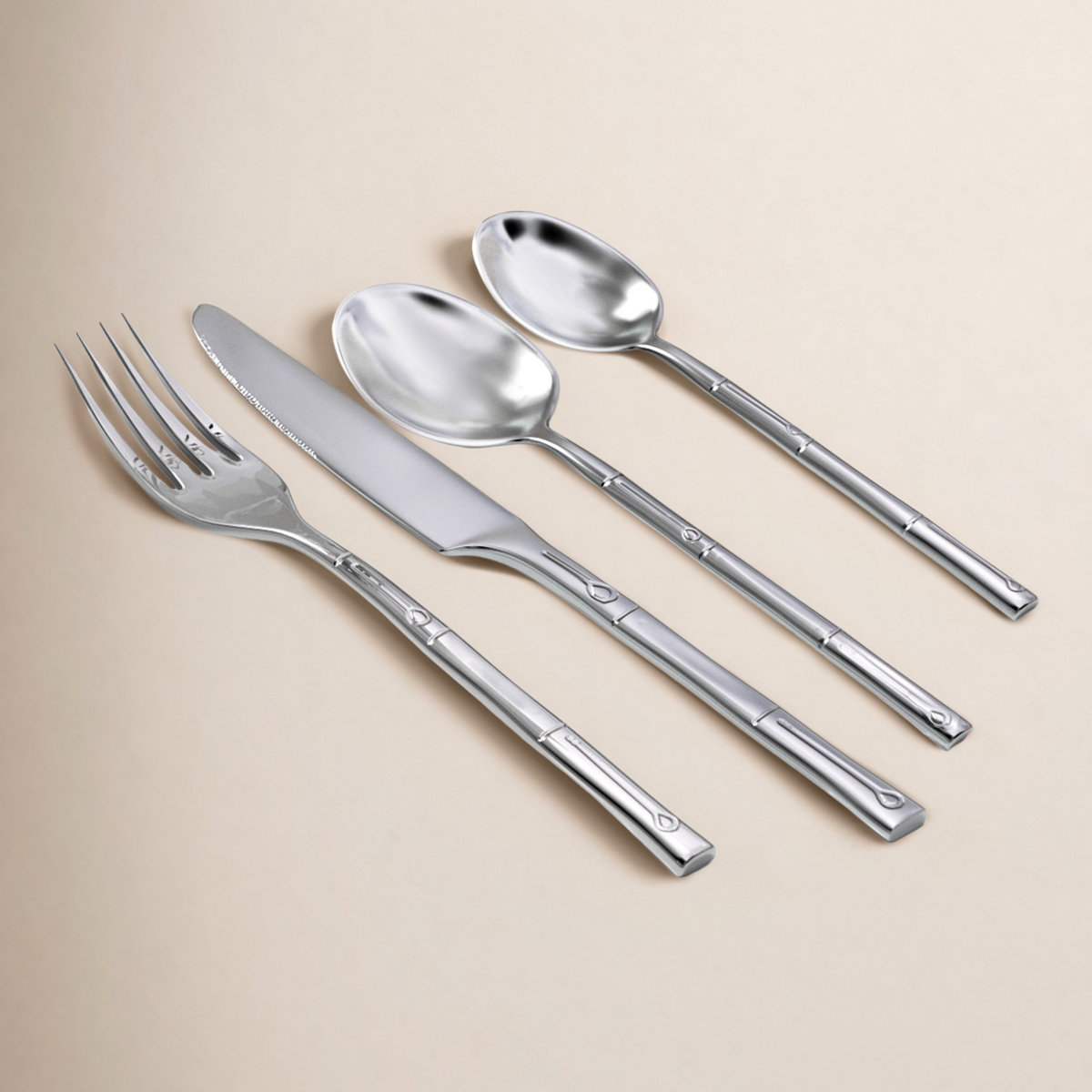 Birch Lane™ Logue 20 Piece Flatware Set, Service for 4 & Reviews ...