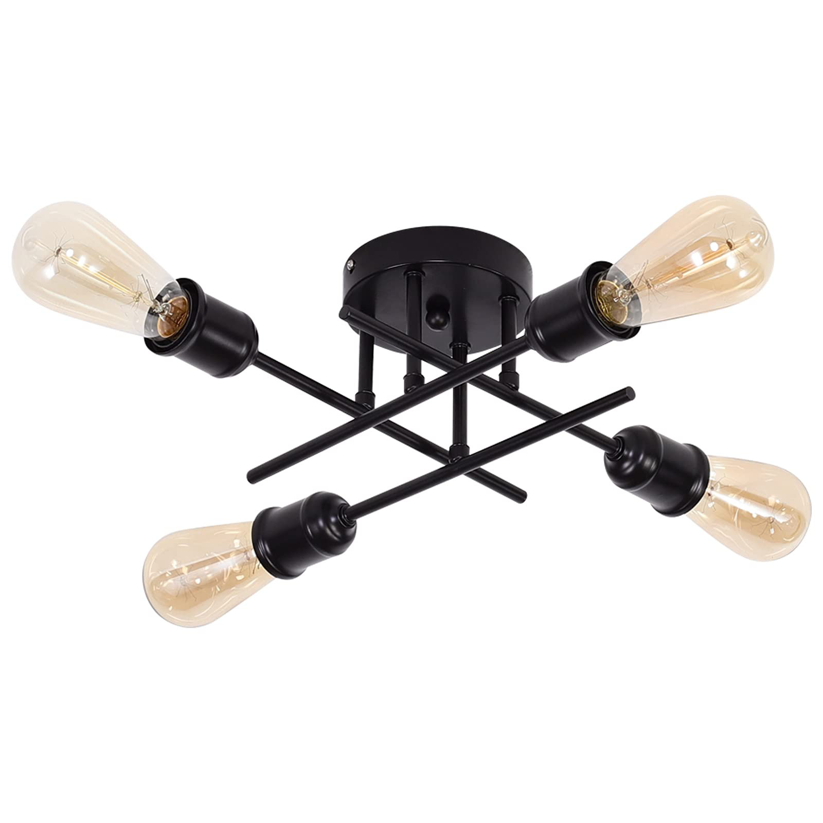 LoftDesigns Aculina 4 - Light 60cm Semi Flush Mount | Wayfair.co.uk