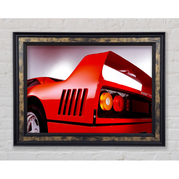 Bright Star Ferrari F40 Spoiler - Single Picture Frame Art Prints ...