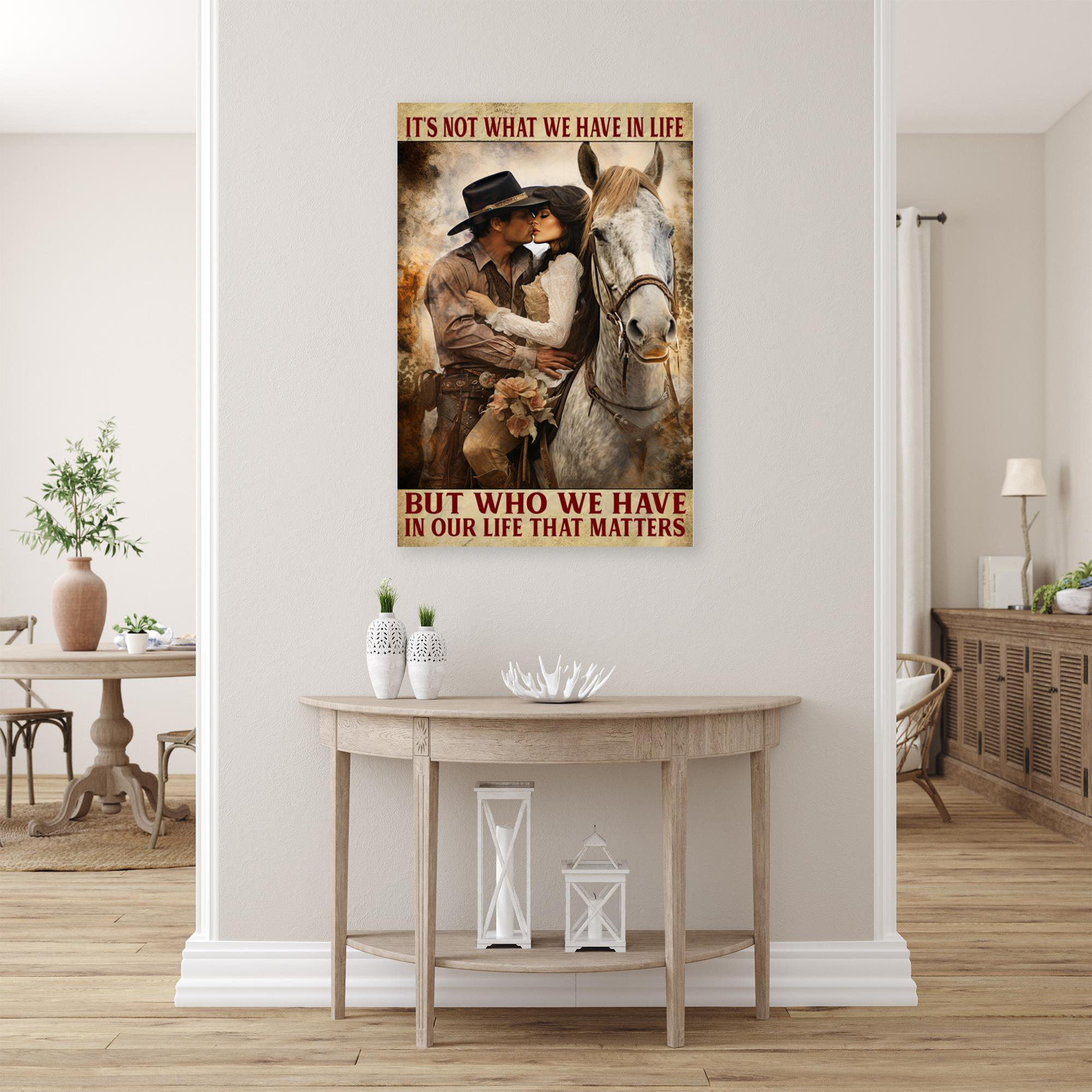 Trinx Its Not What We Have In Life On Canvas Print | Wayfair