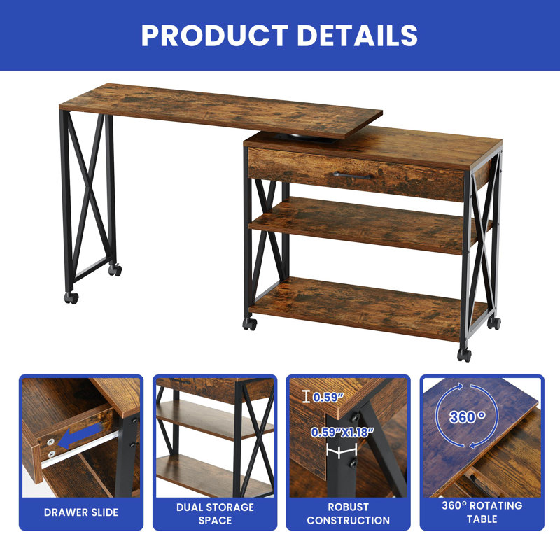 17 Stories Brodyn 35.4'' Unfinished Console Table | Wayfair