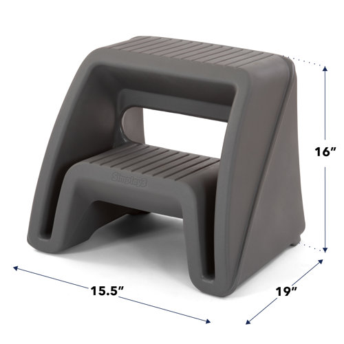 Simplay3 2 - Step Plastic Lightweight Step Stool & Reviews | Wayfair