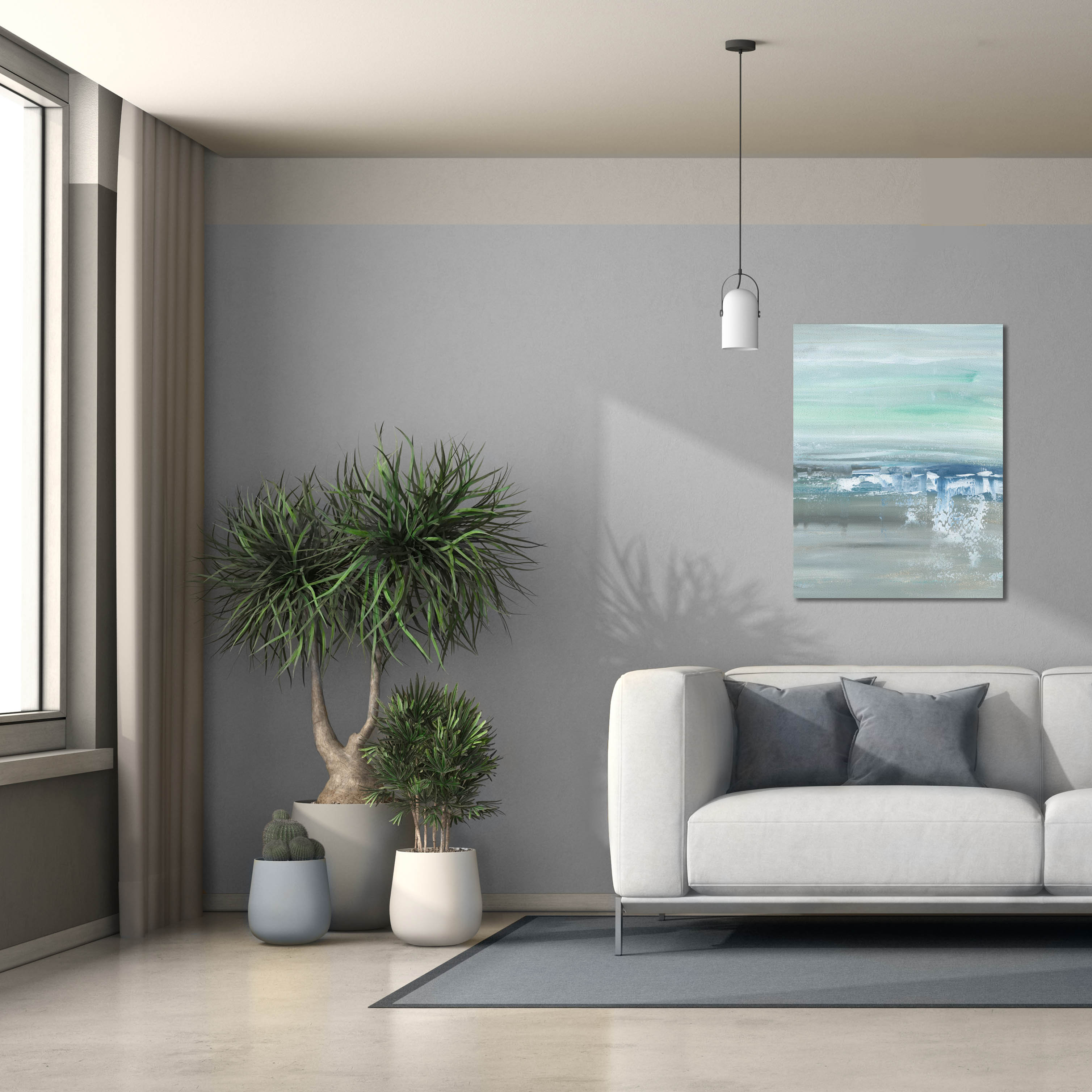 Beachcrest Home™ 'Soft Currents 2' by Ethan Harper Canvas Wall Art ...