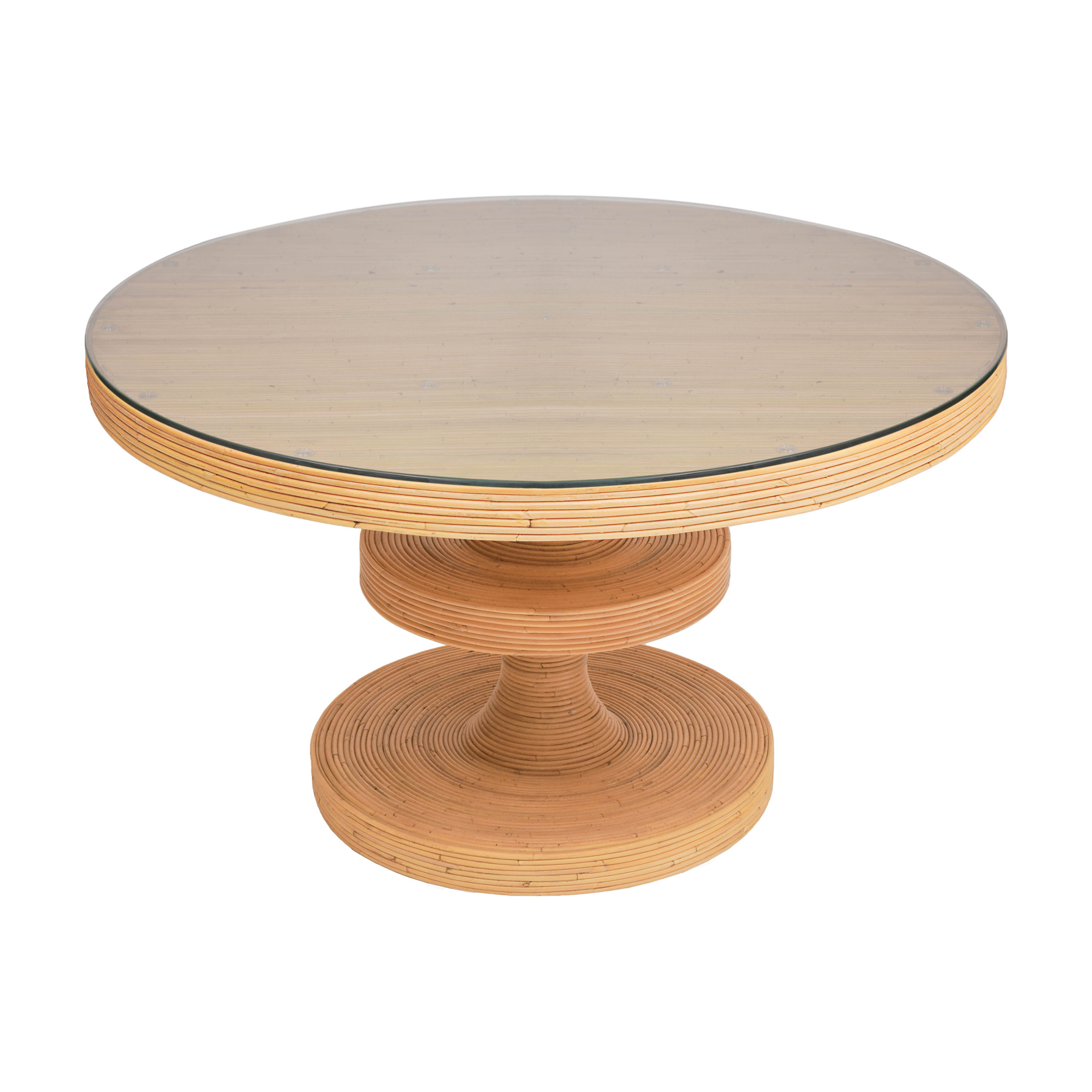 Joss & Main Acala Mahogany Pedestal Dining Table - Wayfair Canada
