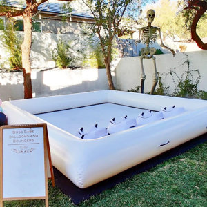 Connsann 13' x 13' Bumper Car Track Inflatable Racing Track for Kids ...