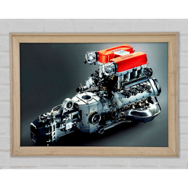 Brayden Studio Ferrari F430 Engine - Single Picture Frame Art Prints ...