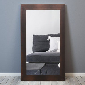 Empire Art Direct Metallic Shagreen Leather Framed Beveled Accent ...