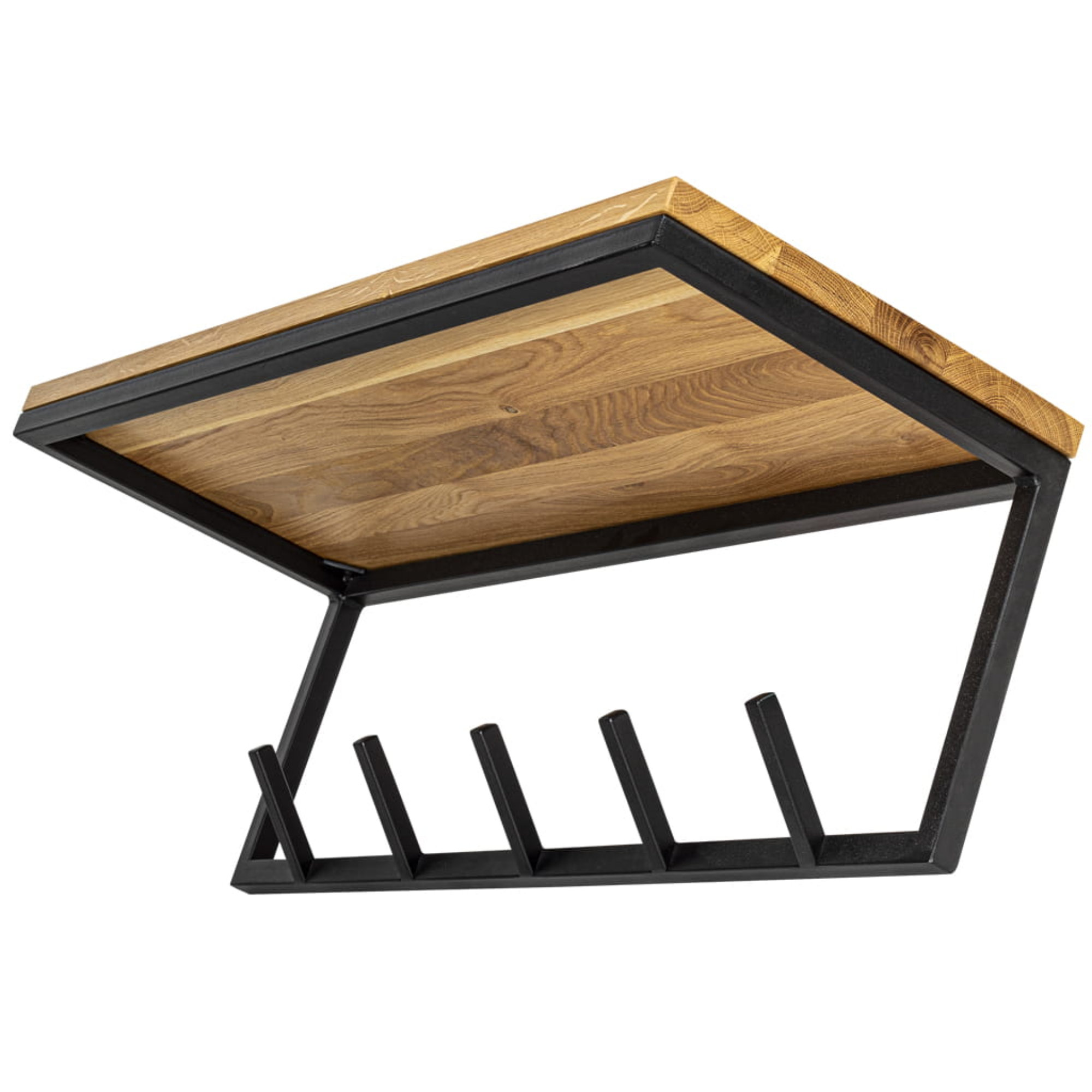 Borough Wharf Mcmillion 7 - Hook Wall Mounted Coat Rack with Storage in ...