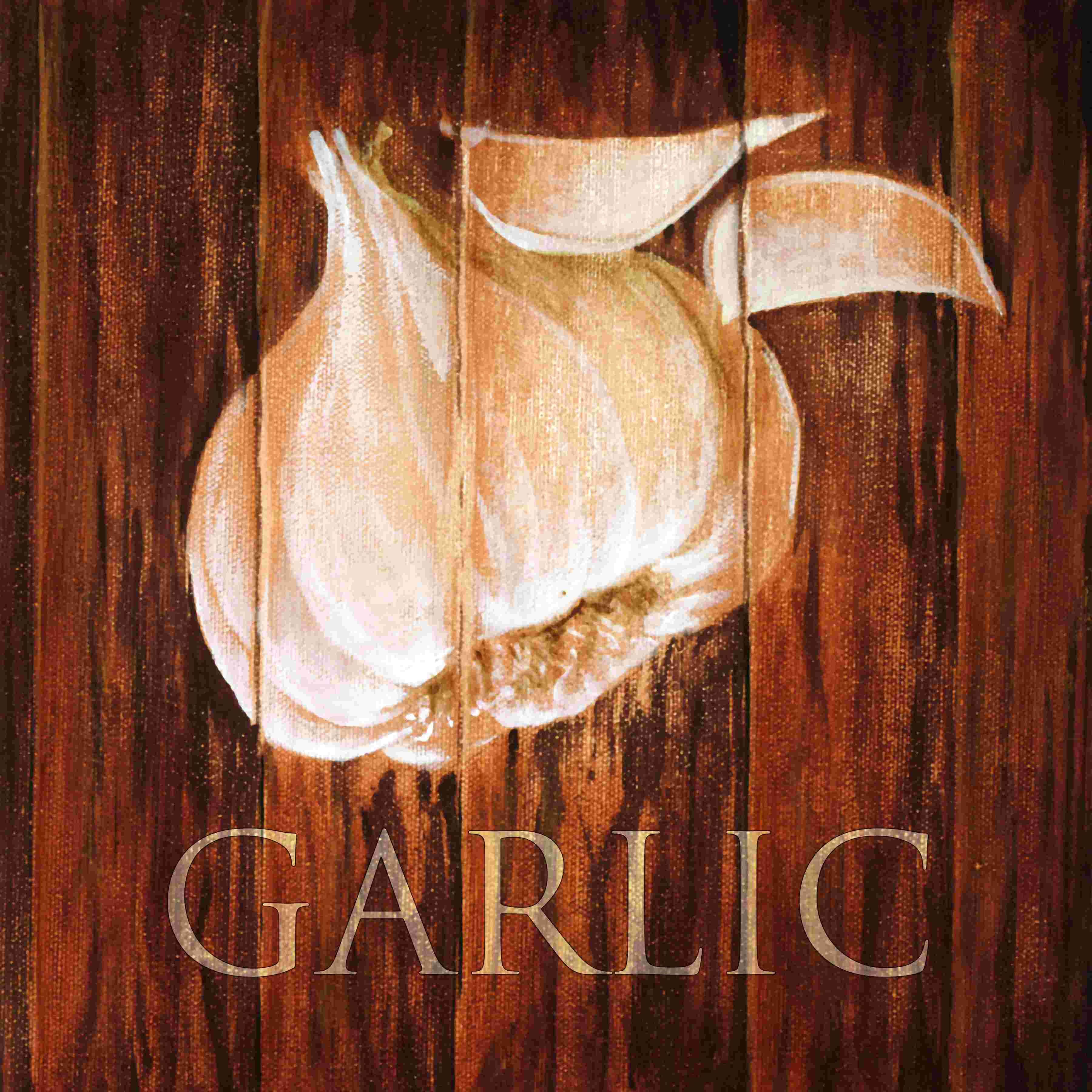 August Grove® Garlic - Wrapped Canvas Painting | Wayfair