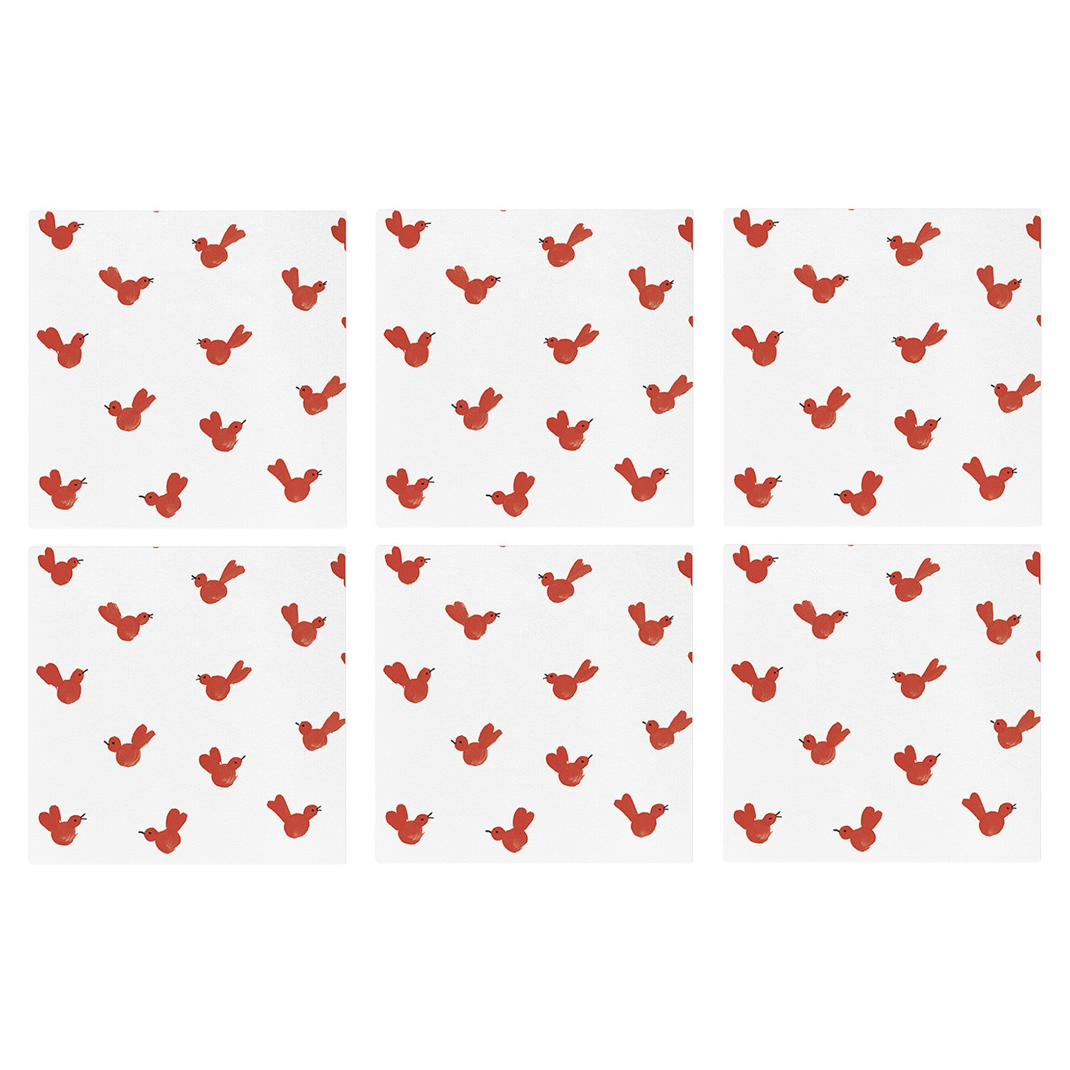 VIETRI Papersoft Napkins Red Bird Cocktail Napkins (Pack of 20) | Wayfair