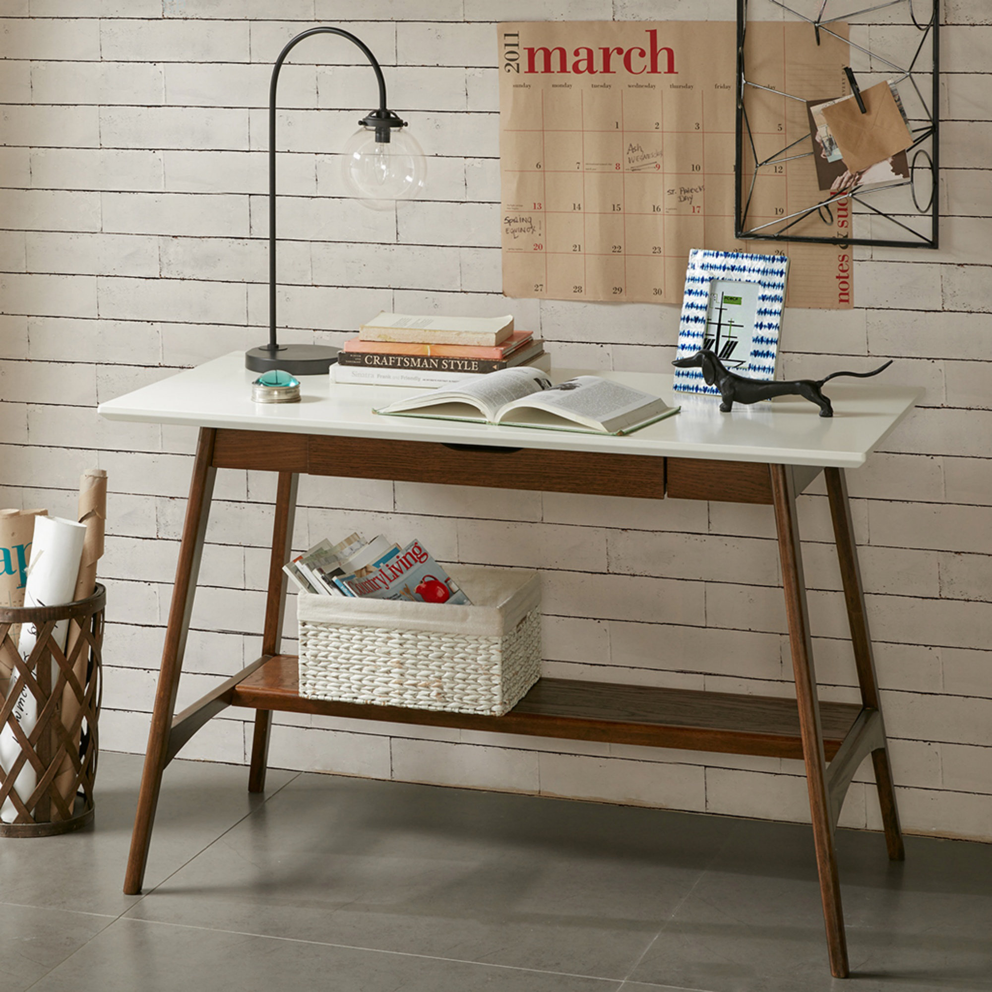 George Oliver Parker Desk, Assembly Required Desk | Wayfair