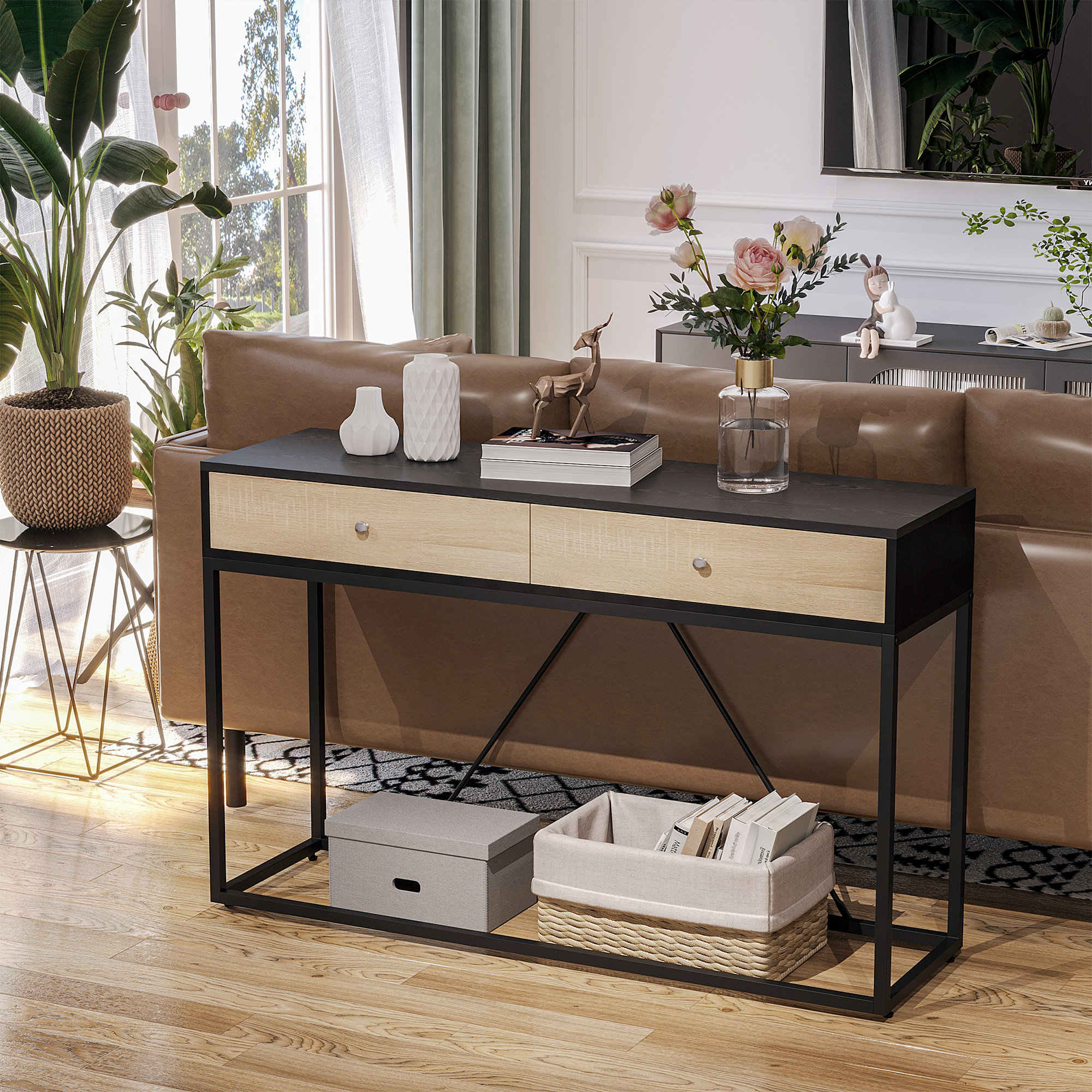 Homcom 47.2" Console Table - Wayfair Canada