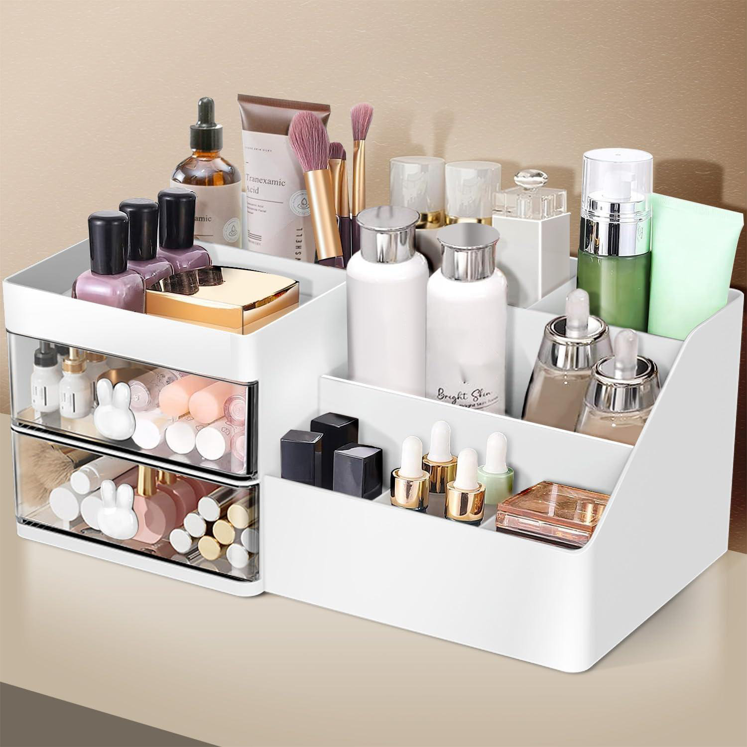 Inbox Zero Loreane Plastic Stackable Desk Organizer with Drawers | Wayfair