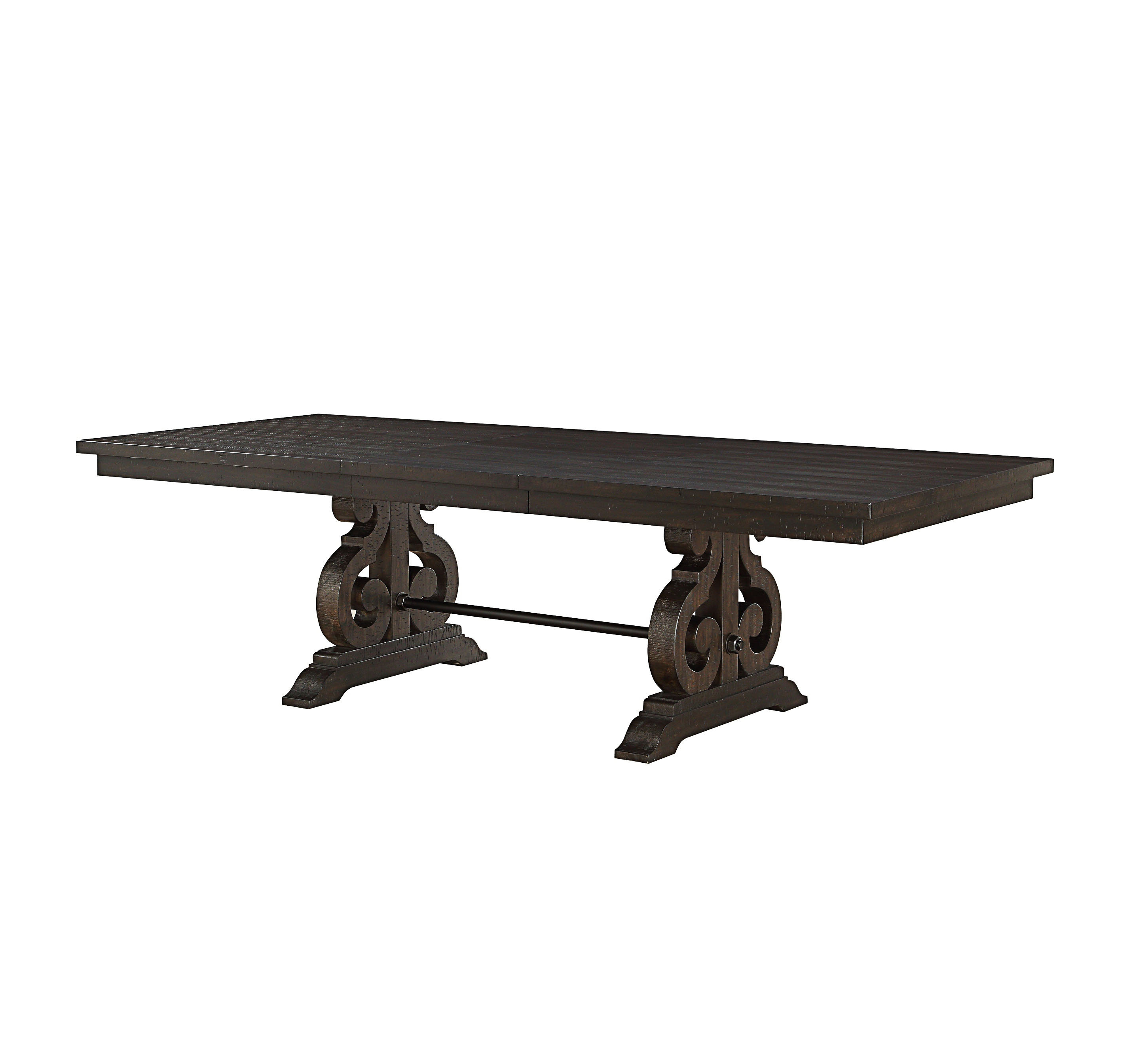 Canora Grey Rectangular Trestle Dining Table With Leaf - Wayfair Canada