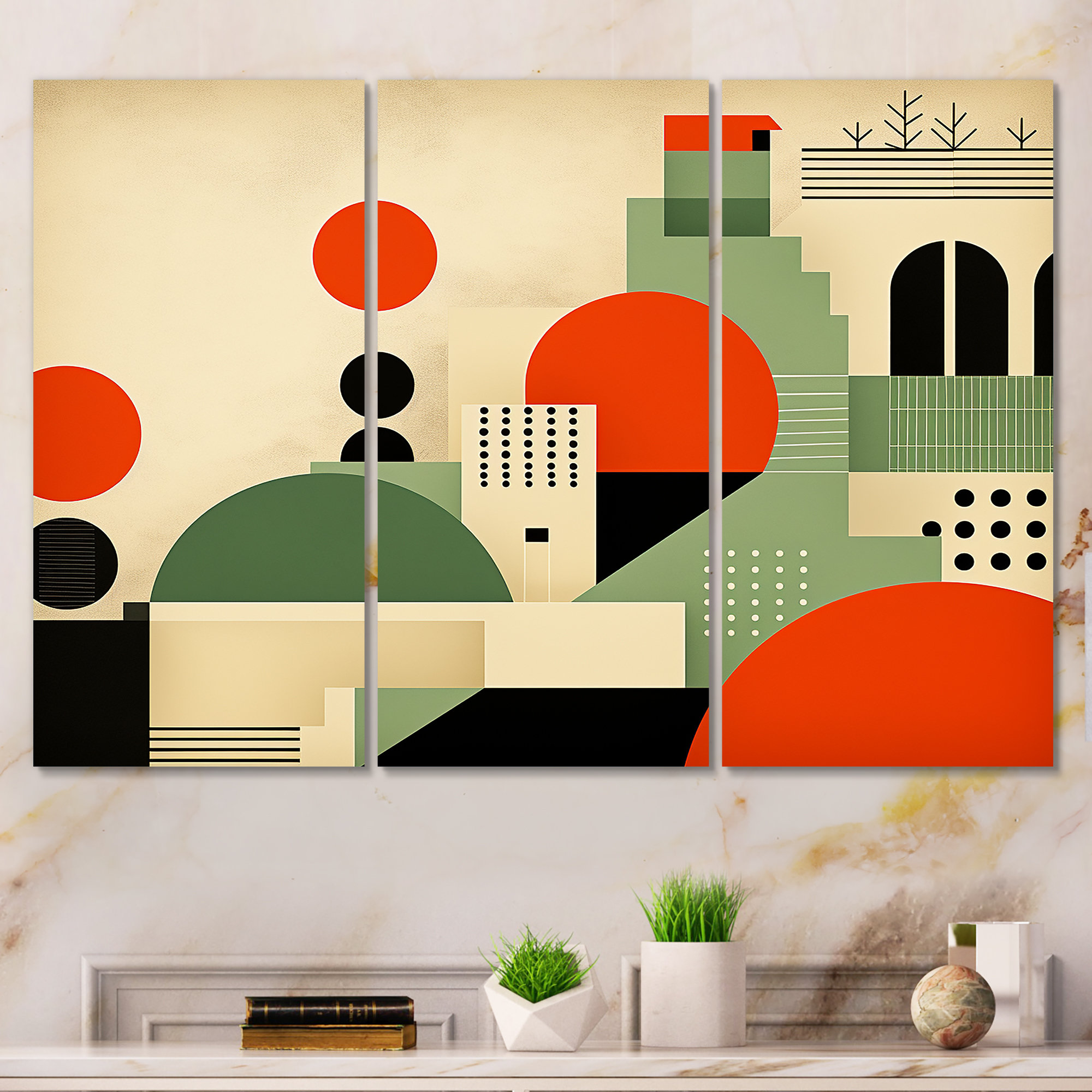 George Oliver Transcendent City Shapes Collages - Abstract Collages ...