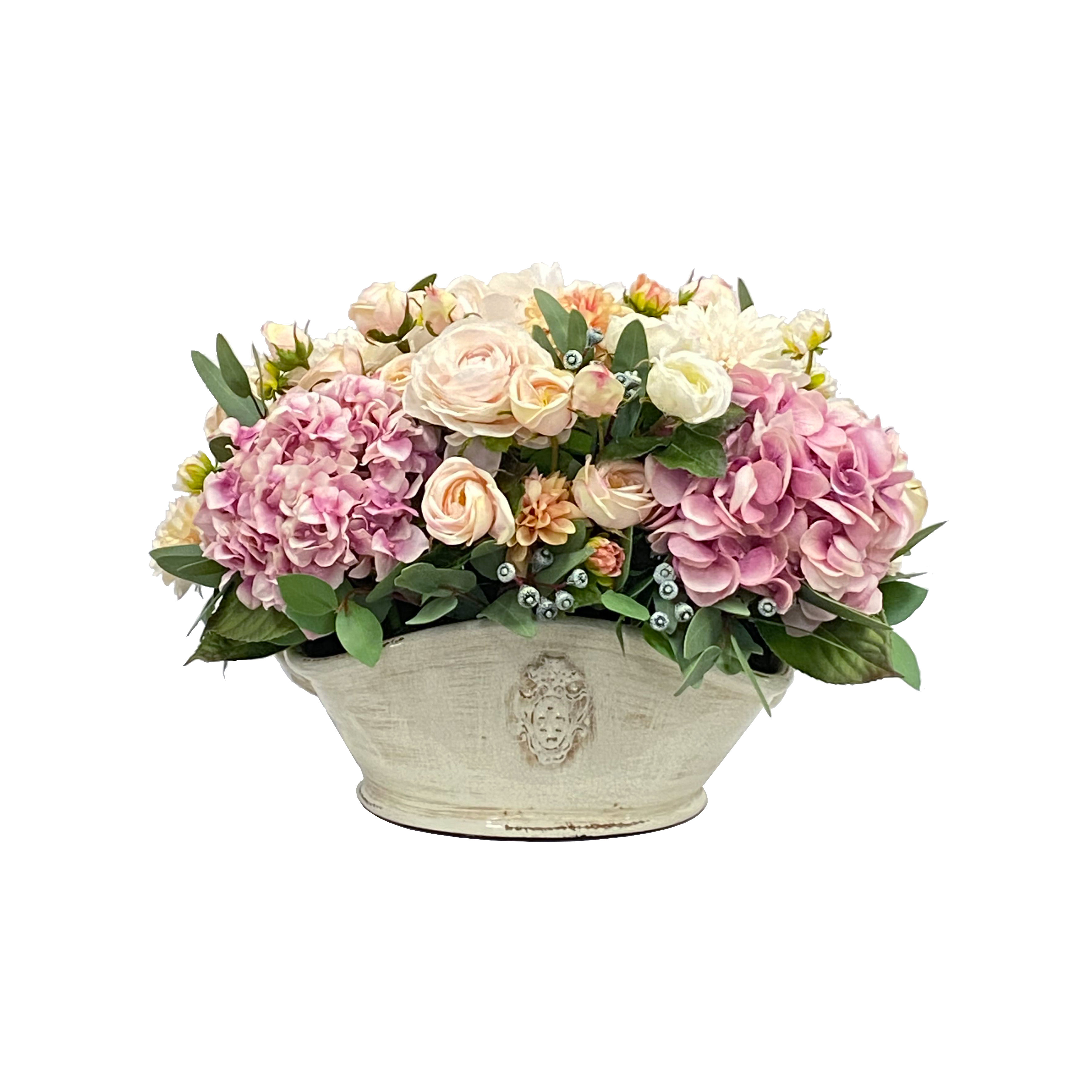 Winward Home Roses in Vase | Wayfair