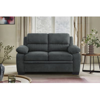 Ebern Designs Mellitz 80'' Pillow Top Arm Fabric Upholstered Sofa ...