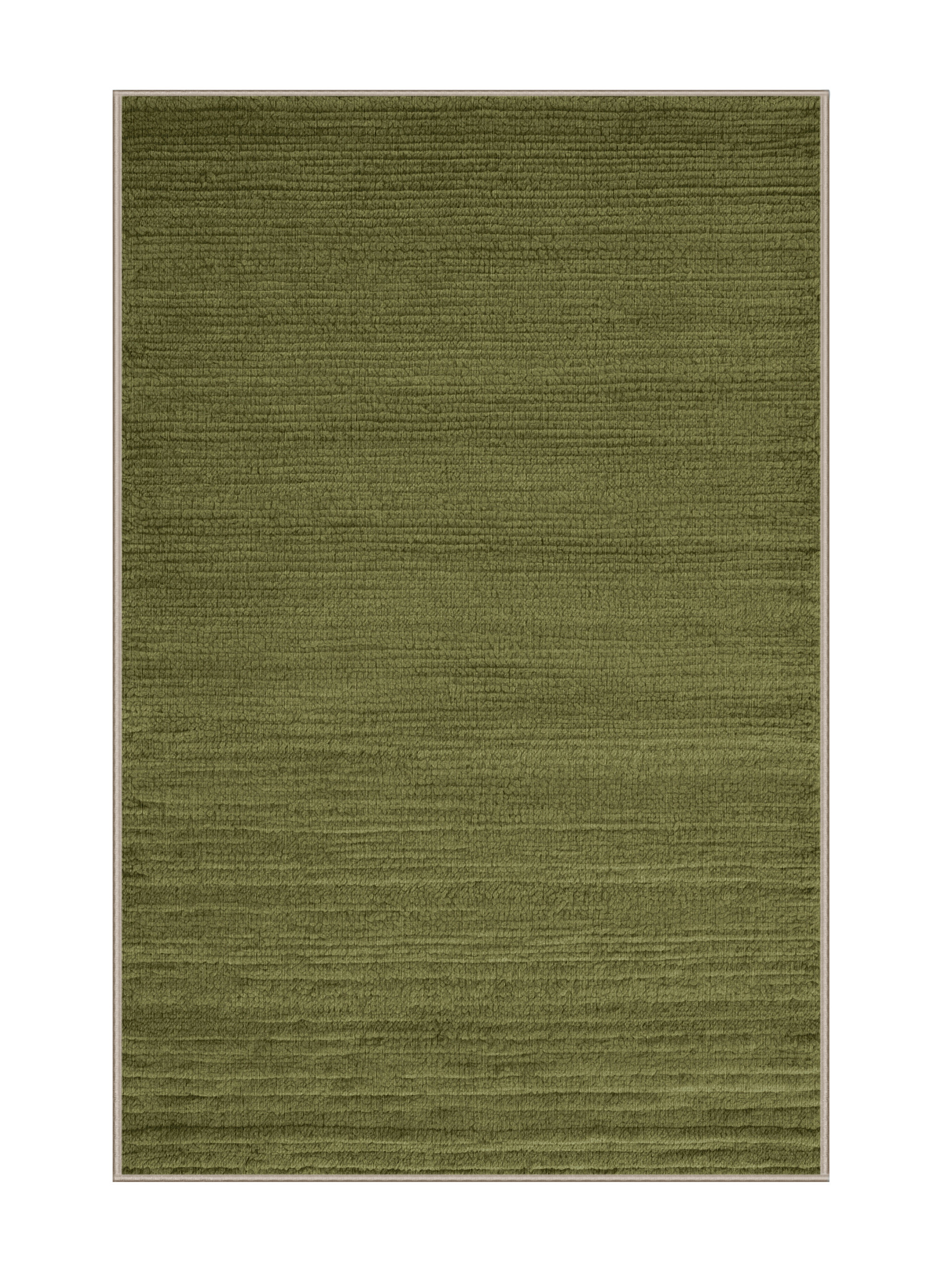 Hokku Designs Machine Washable Solid Brown Area Rug | Wayfair