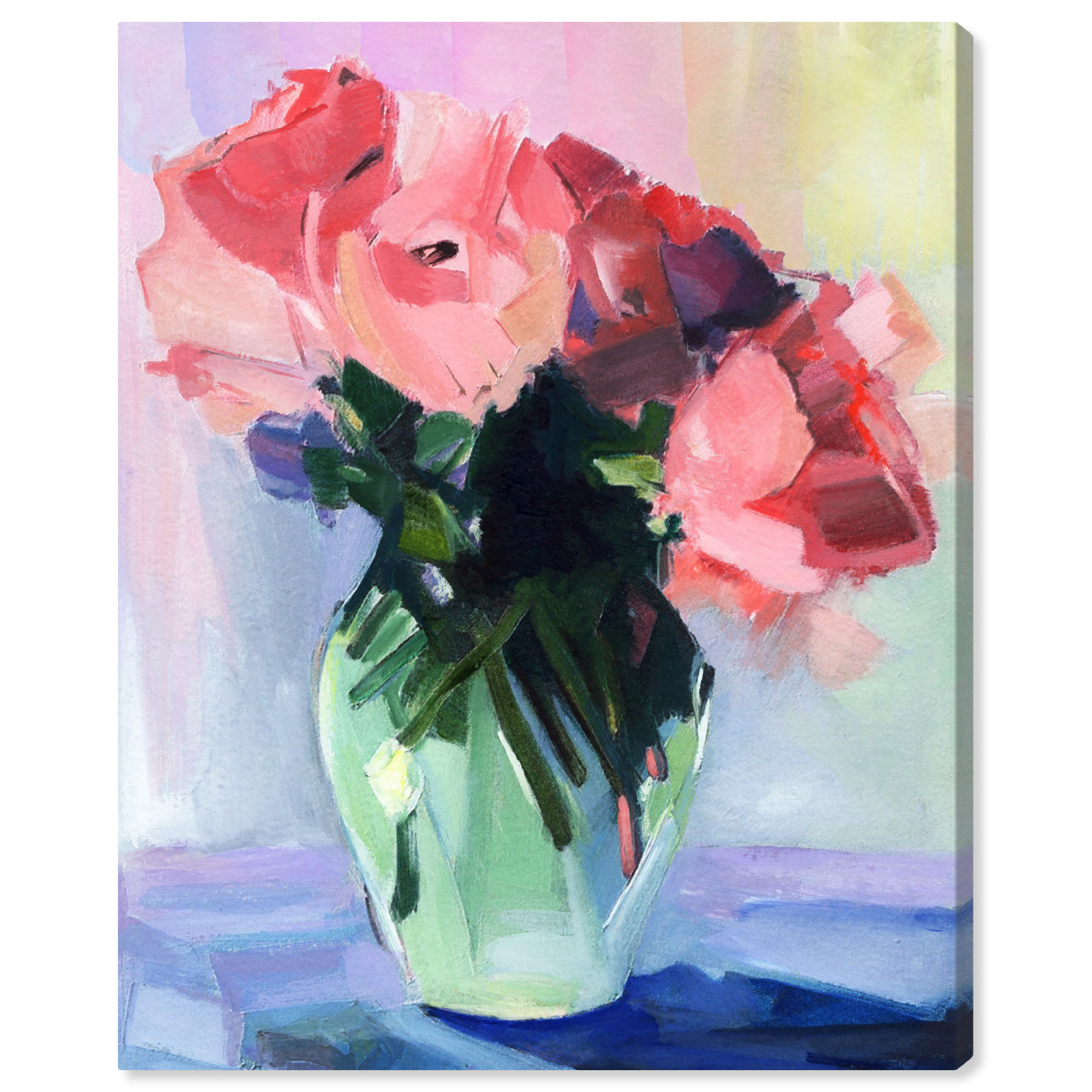 Art Remedy Always Inspiring Canvas Colorful Maximalist Flower Art by ...