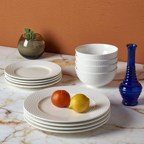 Tabletops Gallery Ivory Dinnerware Tabletops Gallery 12 piece Set ...