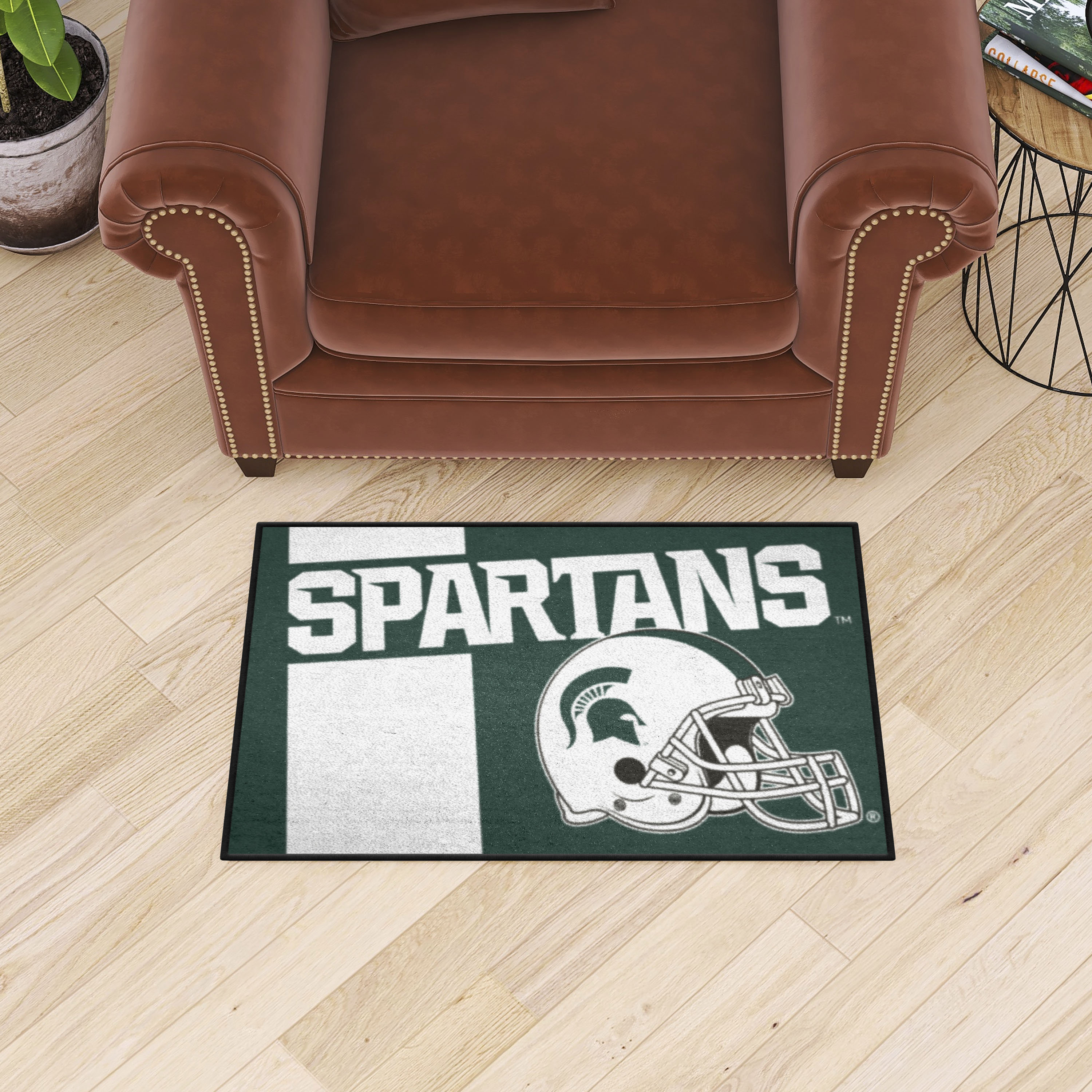 FANMATS Michigan State Spartans Starter Mat Accent Rug | Wayfair