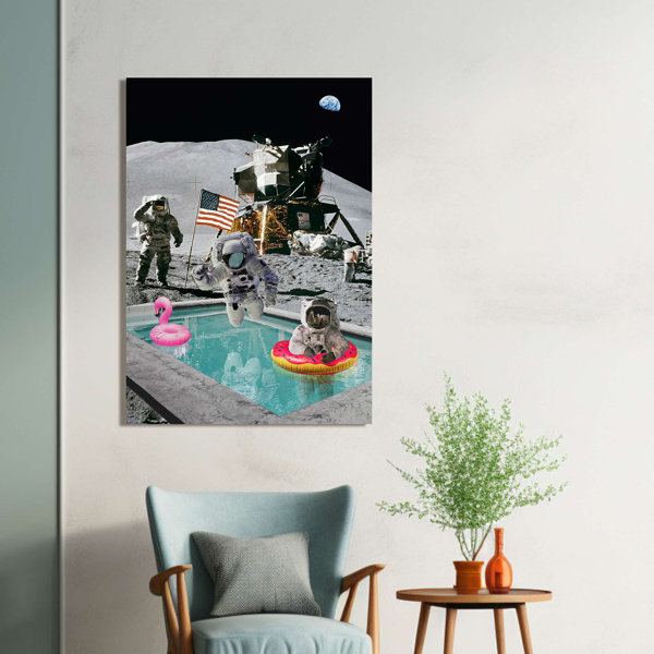 Happy Larry "Moon Pool (Detail)" By Astrolabs | Wayfair.co.uk