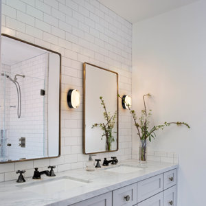 Wade Logan® Blaz LED Dimple Flush Mounted Sconce & Reviews | Wayfair