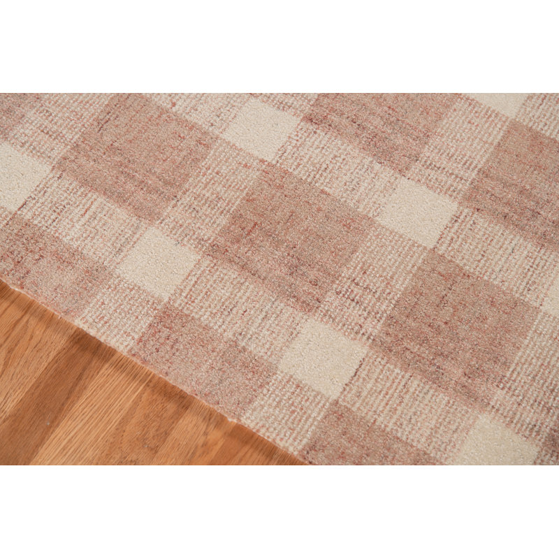 August Grove® Azevedo Handmade Hand Tufted Wool Rose Rug & Reviews ...