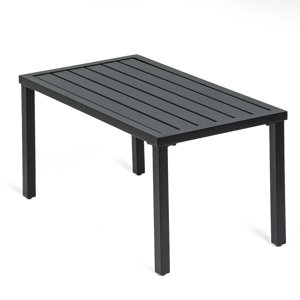 Metal Rectangle Patio Coffee Tables You'll Love | Wayfair