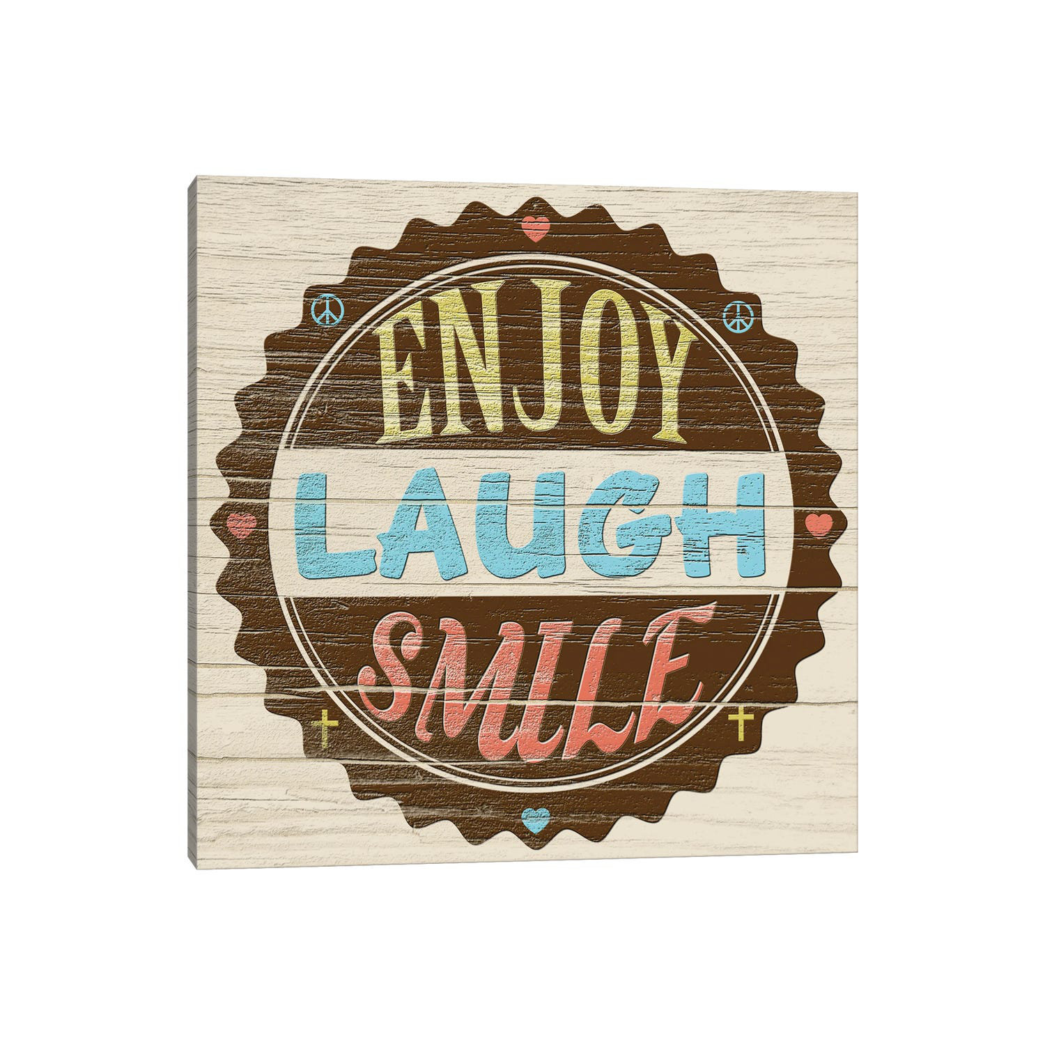Happy Larry Seal of Laughter by Alonzo Saunders - Wrapped Canvas ...