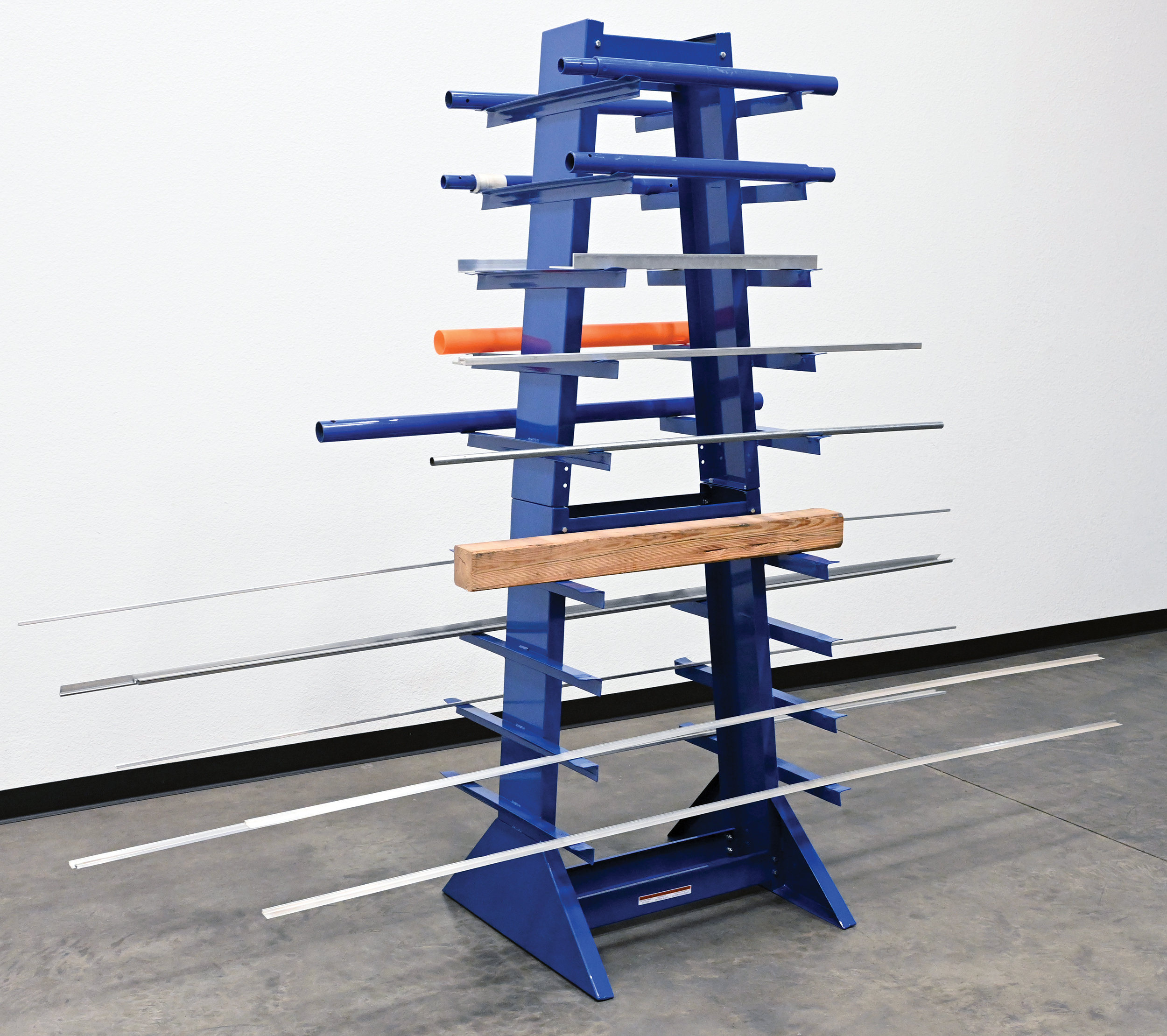 Vestil 60" H x 60" W x 48" D Double Sided Horizontal Bar Rack | Wayfair