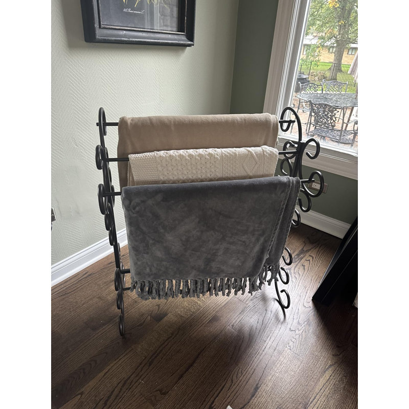 Red Barrel Studio® Unique Design Blanket Rack | Wayfair