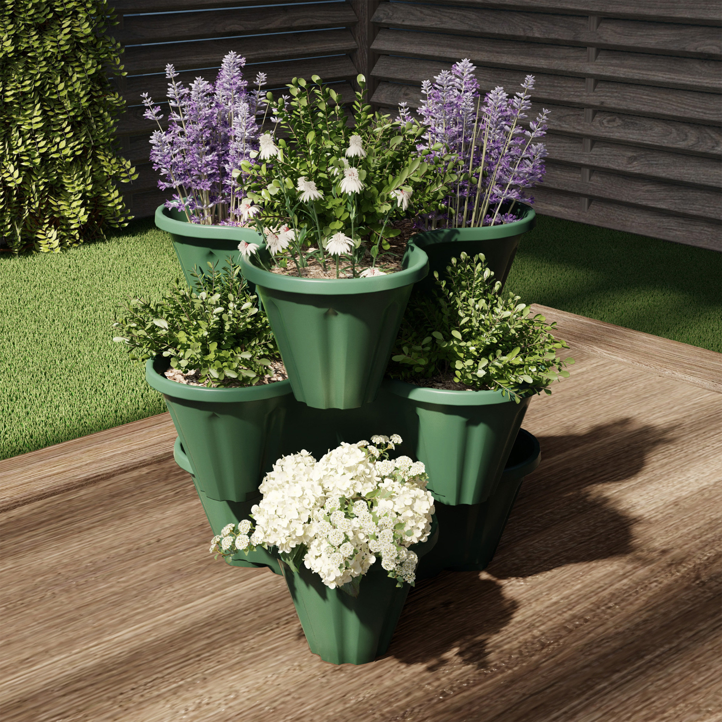 stacking plant pots