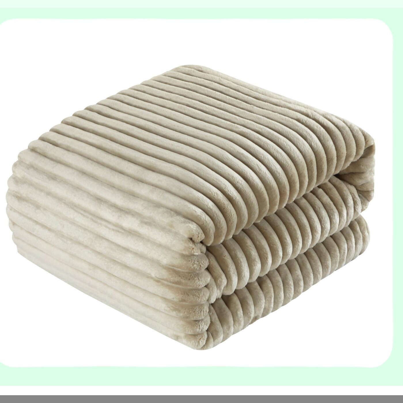 Hokku Designs Luxury Plush Beige Queen Comforter Set - Microplush ...