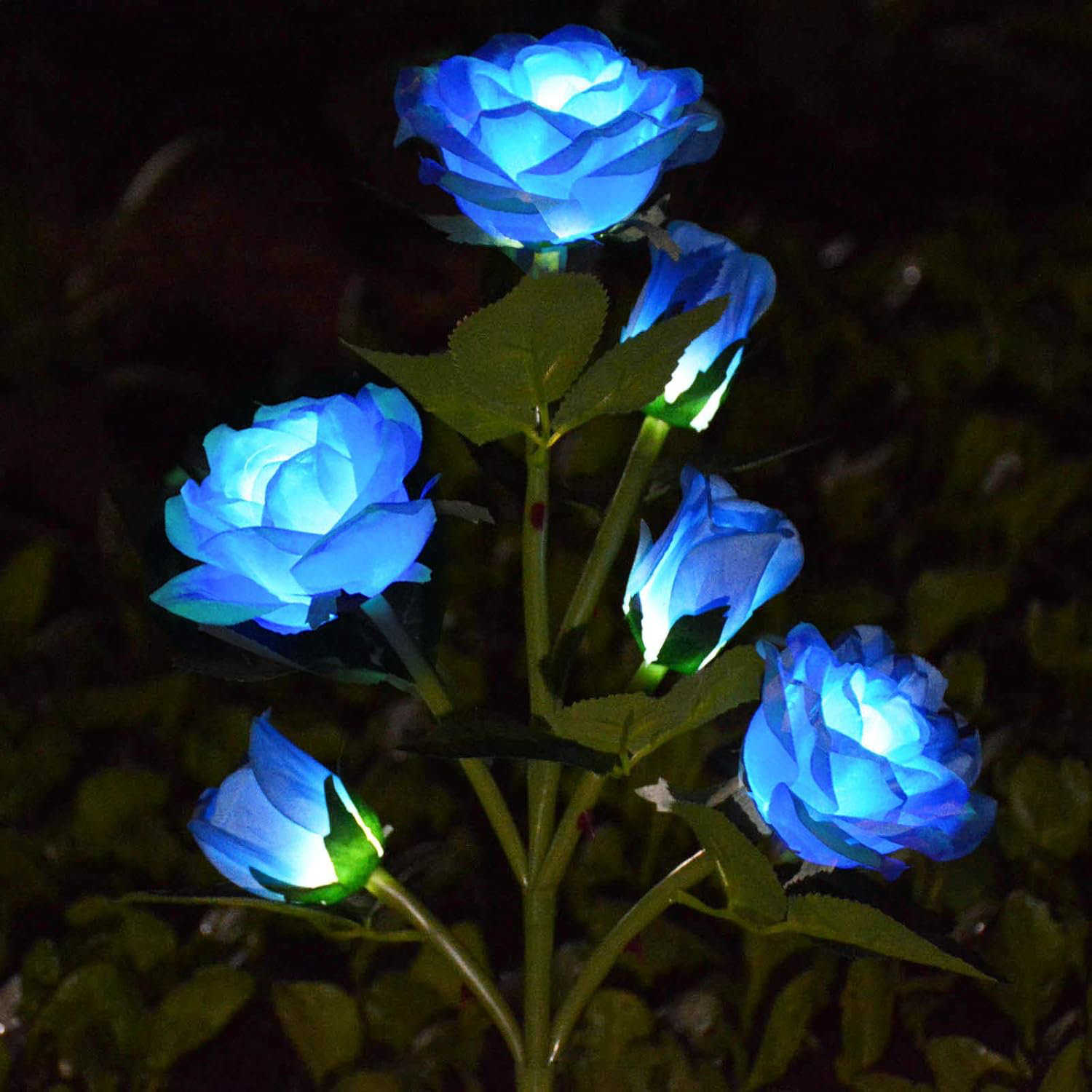 Dakota Fields Solar Powered Garden Decorative Artificial Flower Lights ...