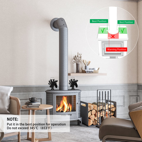 Winston Porter Midence Aluminum Stove Fan & Reviews | Wayfair