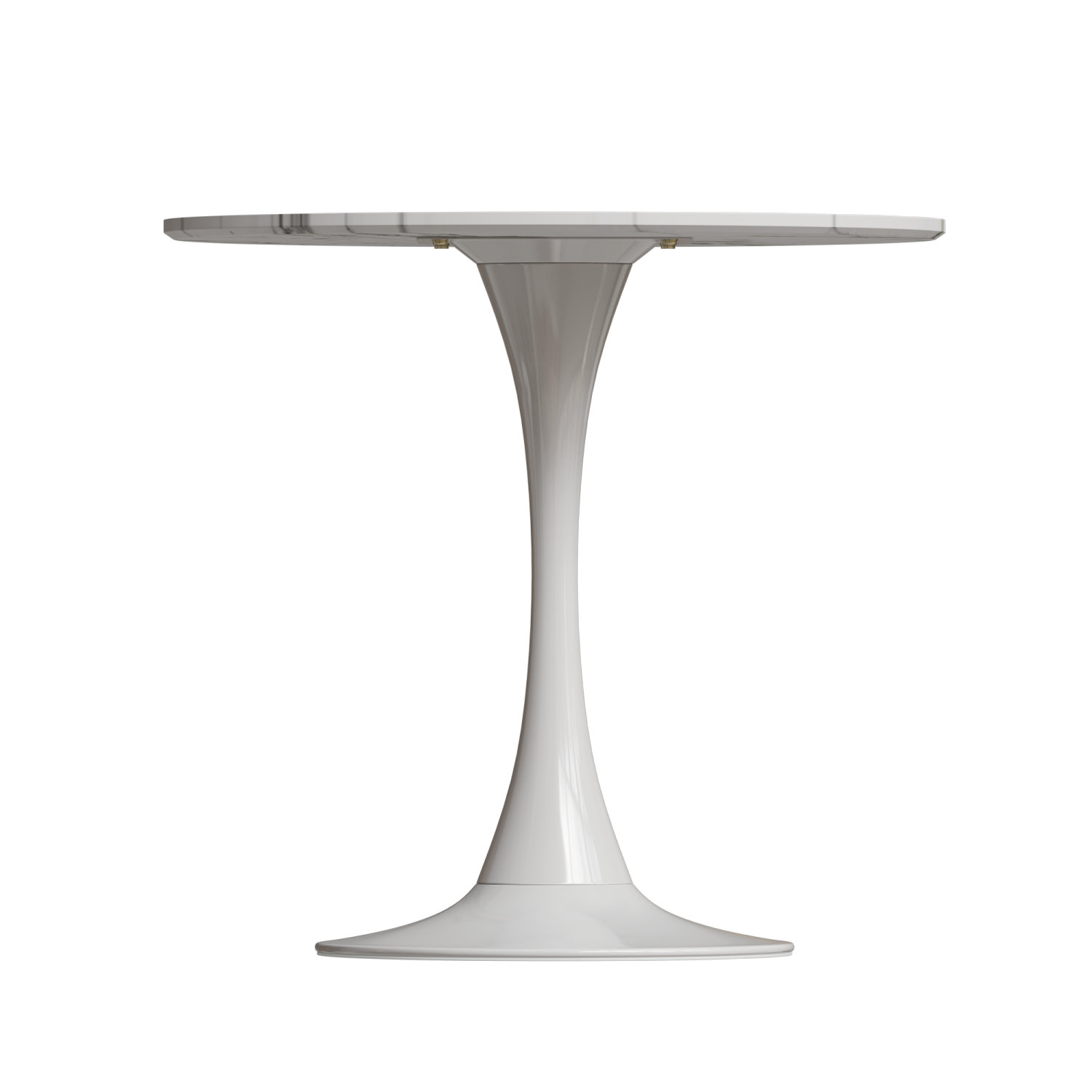 George Oliver 31.4 "Round Dining Table, Dining Table, 2-3 Person Base ...