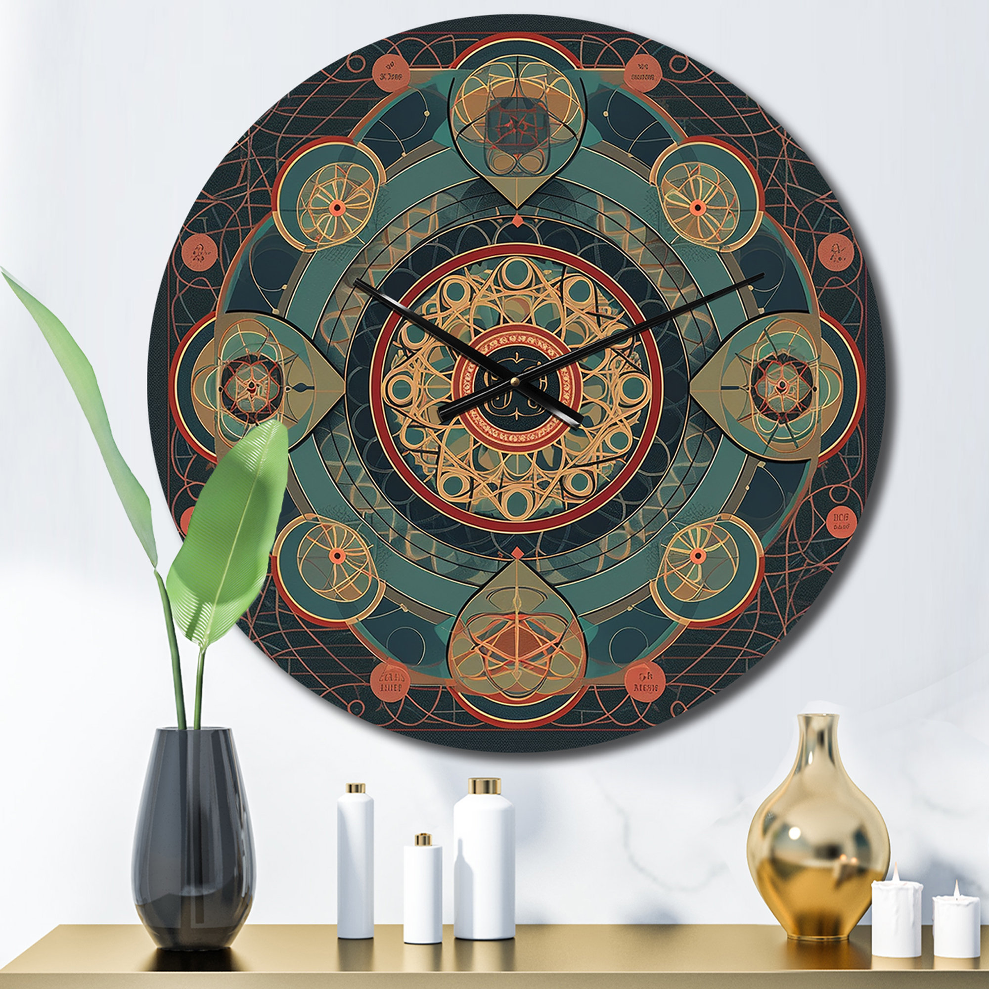 East Urban Home Sacred Mystery Vintage Alchemy Mandala III - Modern ...