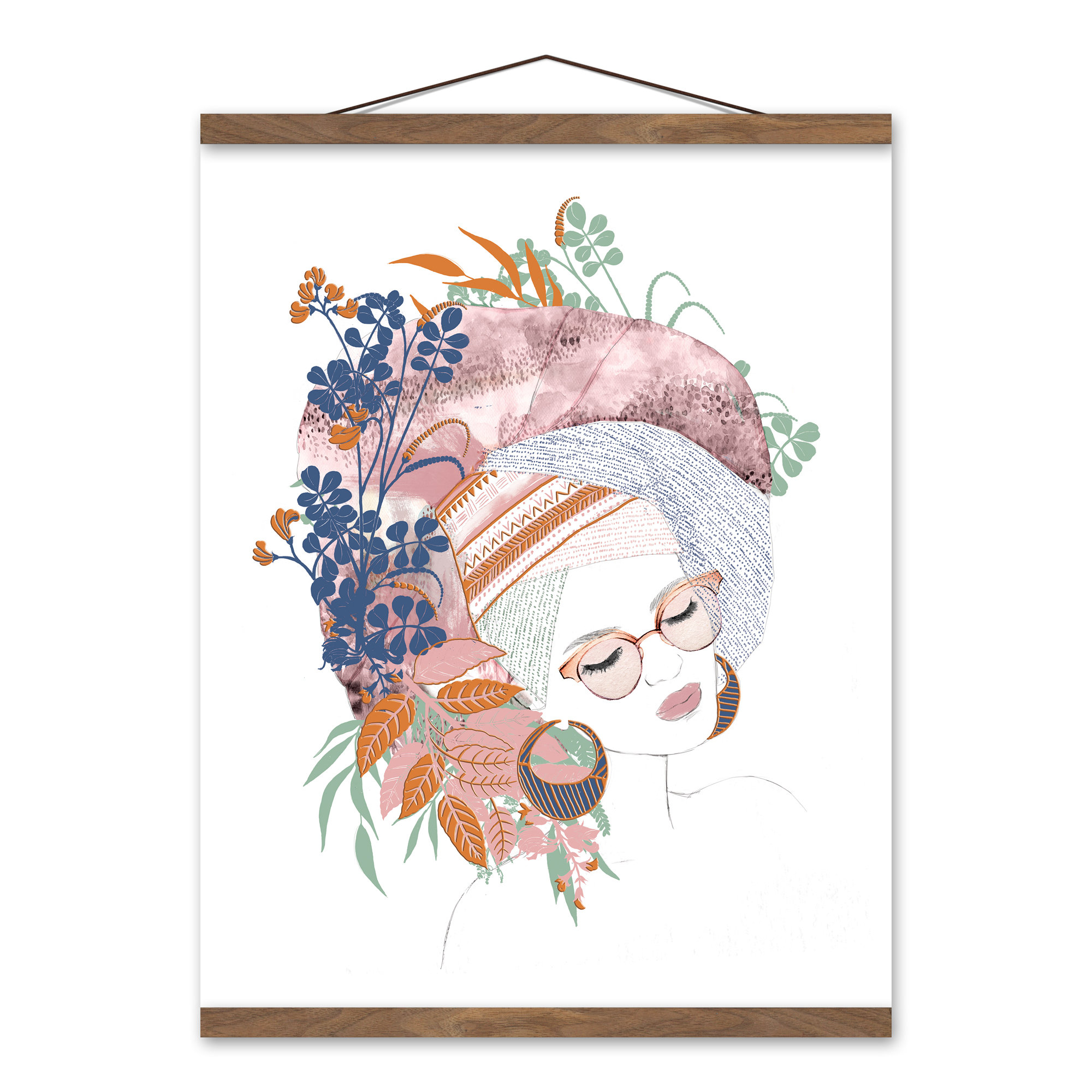 Mercer41 Portrait Drawing Rework On Canvas Painting | Wayfair