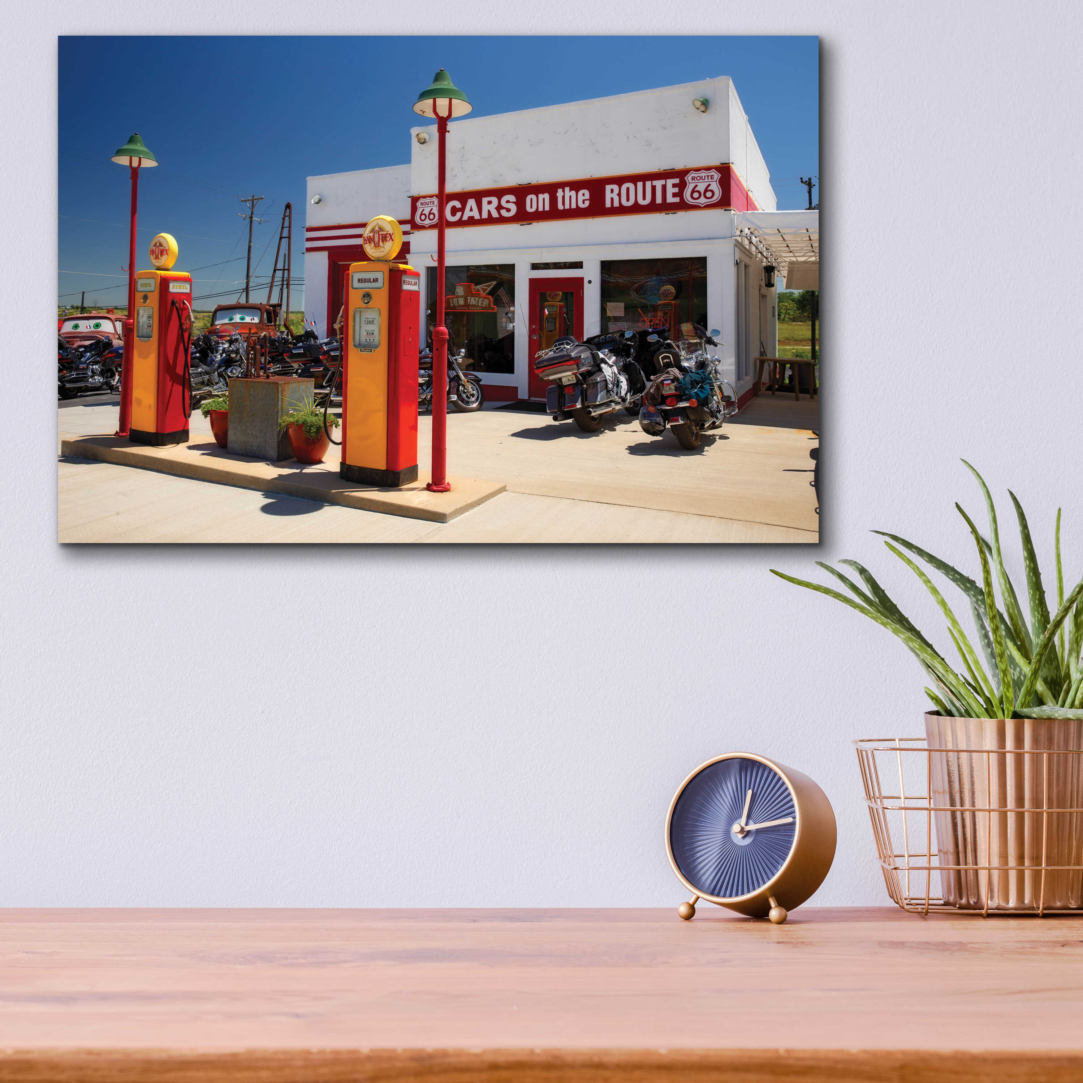 Latitude Run® Epic Art 'Route 66 Kansas Kanotex' By Mike Jones, Route ...