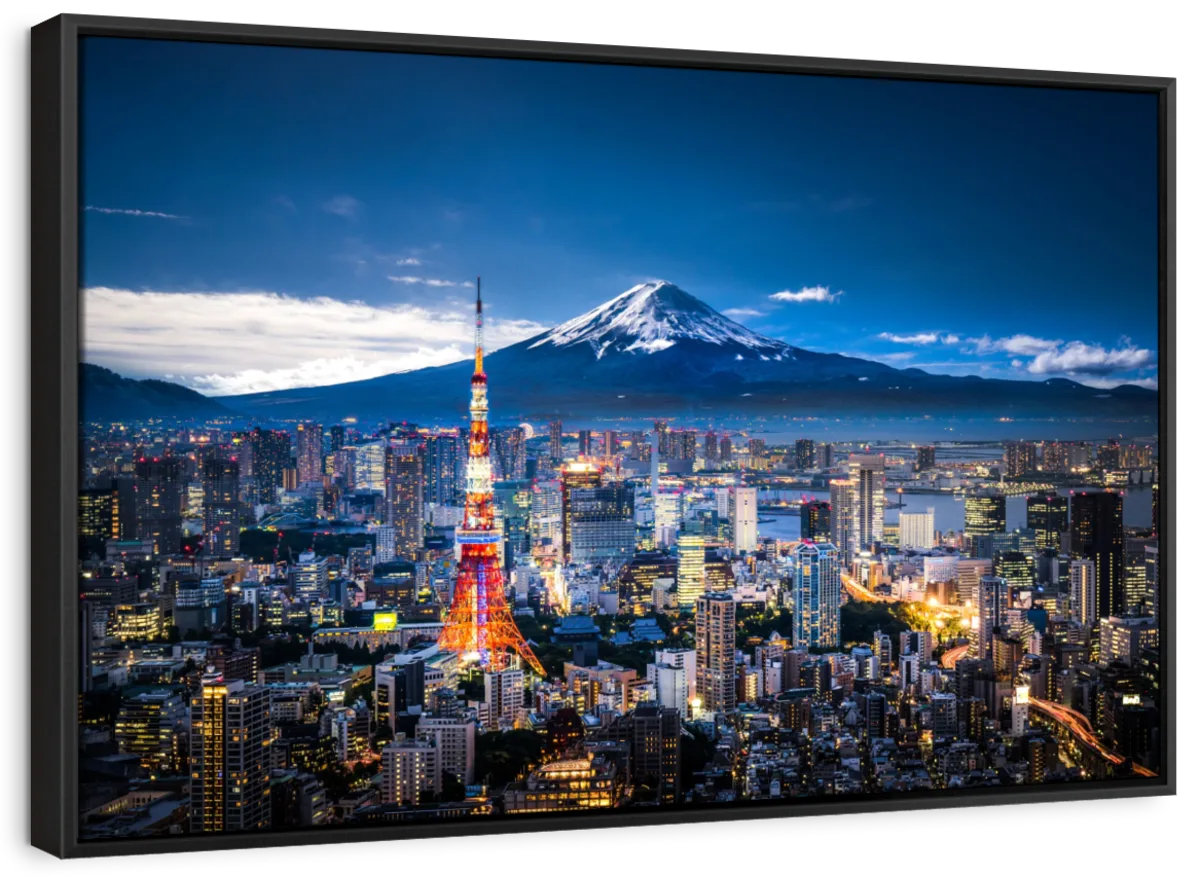 Ebern Designs Tokyo Skyline Cityscape Canvas Print | Wayfair