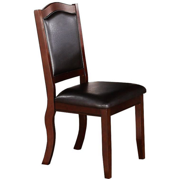 Canora Grey Seleena Traditional Formal Chairs Brown Espresso Dining ...