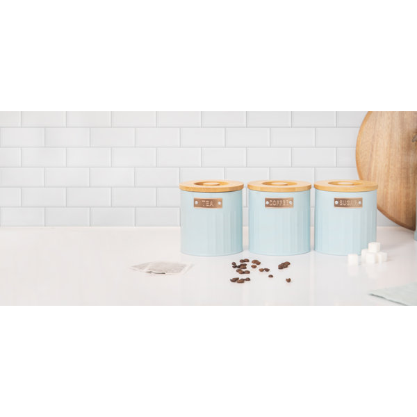 KitchenCraft Tea, Coffee and Sugar Canisters Set | Wayfair.co.uk