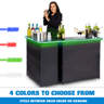 GoPong GoBar Portable Double Bar Table Set with Multi-Colour LED Lights ...