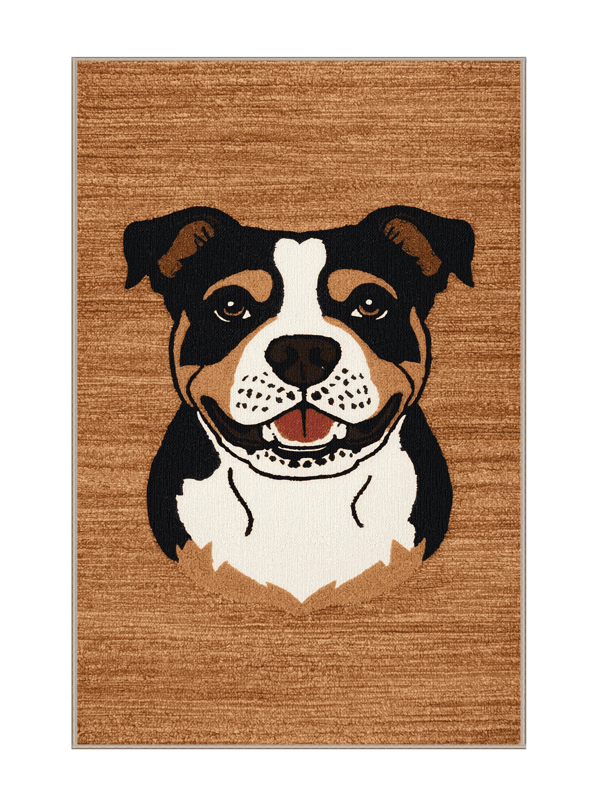 Red Barrel Studio® Washable Staffordshire Bull Terrier Dogs Area Rug ...