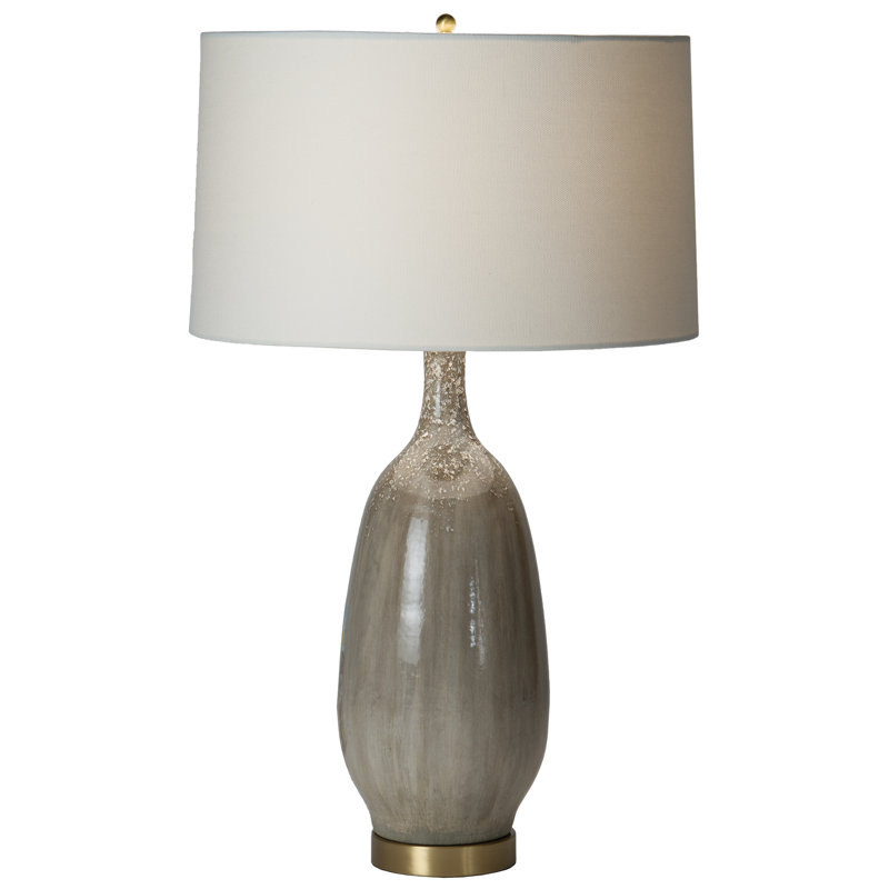 The Natural Light Marshawn 32'' Gray Table Lamp | Wayfair