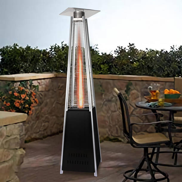 Avenlur 48000 Stainless Steel Propane Standing Patio Heater & Reviews ...