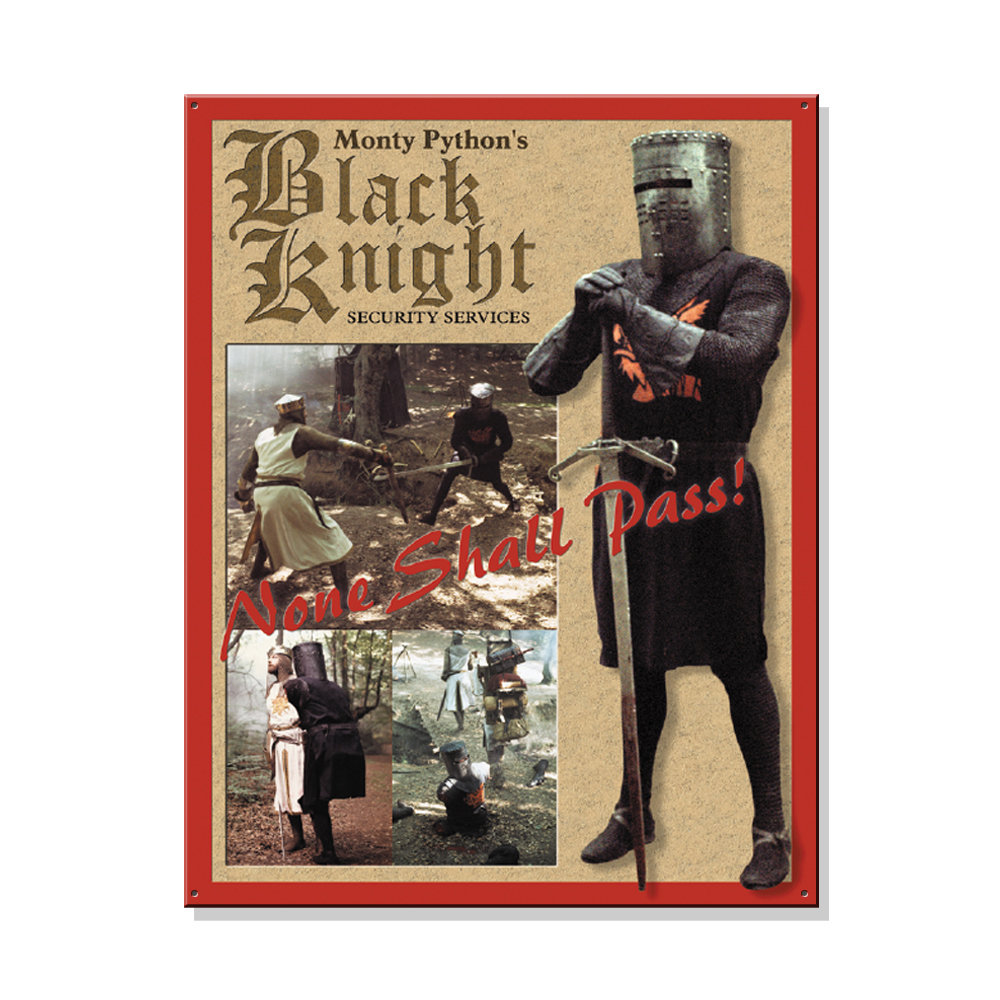 Trinx " Monty Python Security Metal Sign " - Wayfair Canada