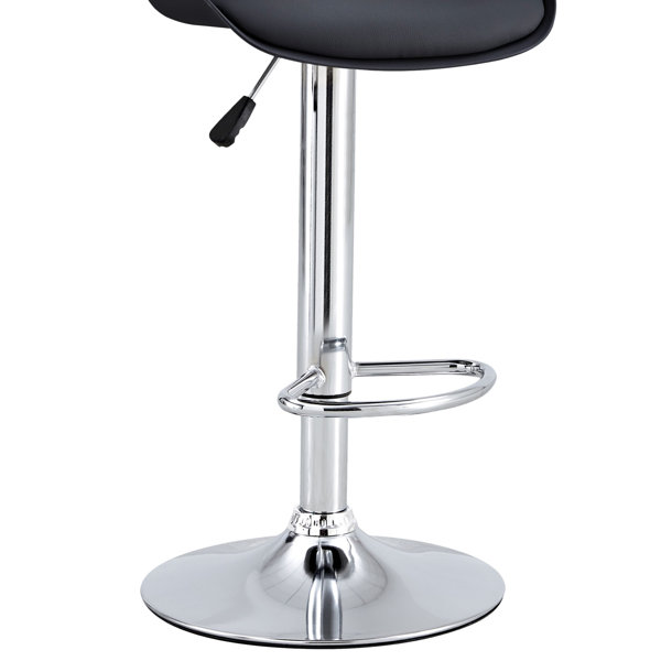 Ivy Bronx Kiranveer Swivel Upholstered Adjustable Height Counter Stool ...